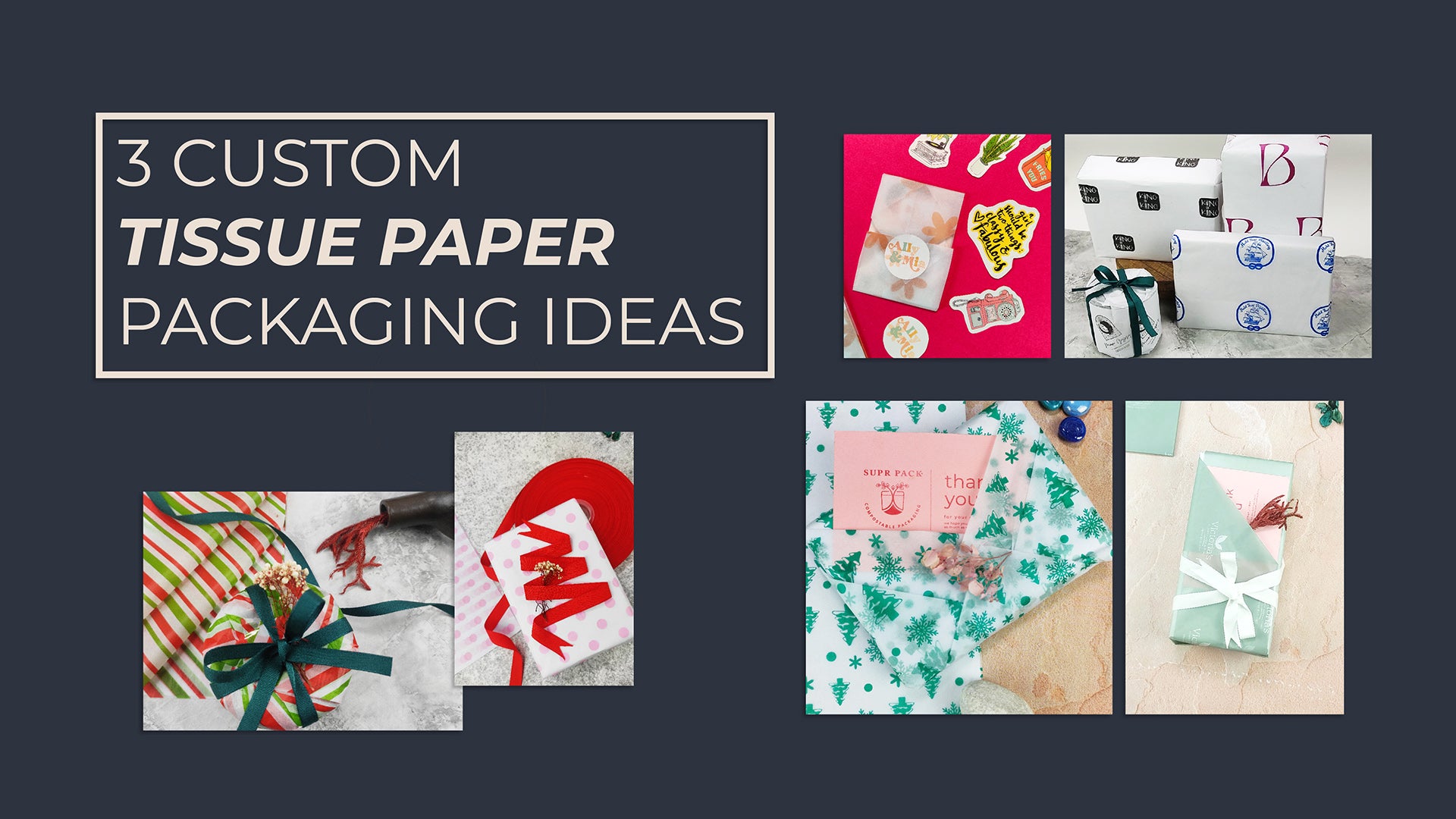 3 Best Custom Tissue Packaging Ideas – Supr Pack