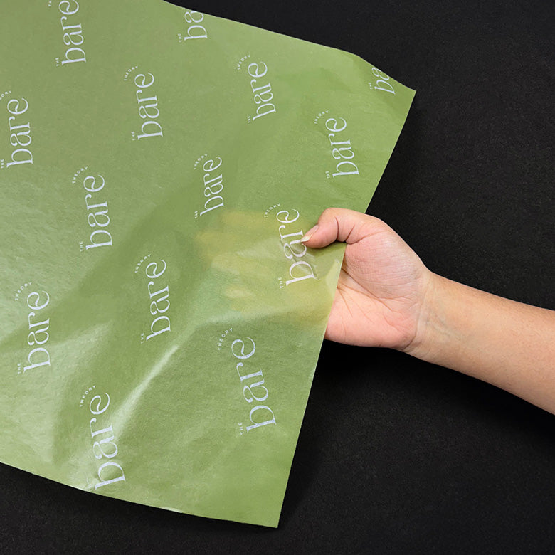 Custom Tissue Paper with Full Background Printing. Faster TAT – Supr Pack