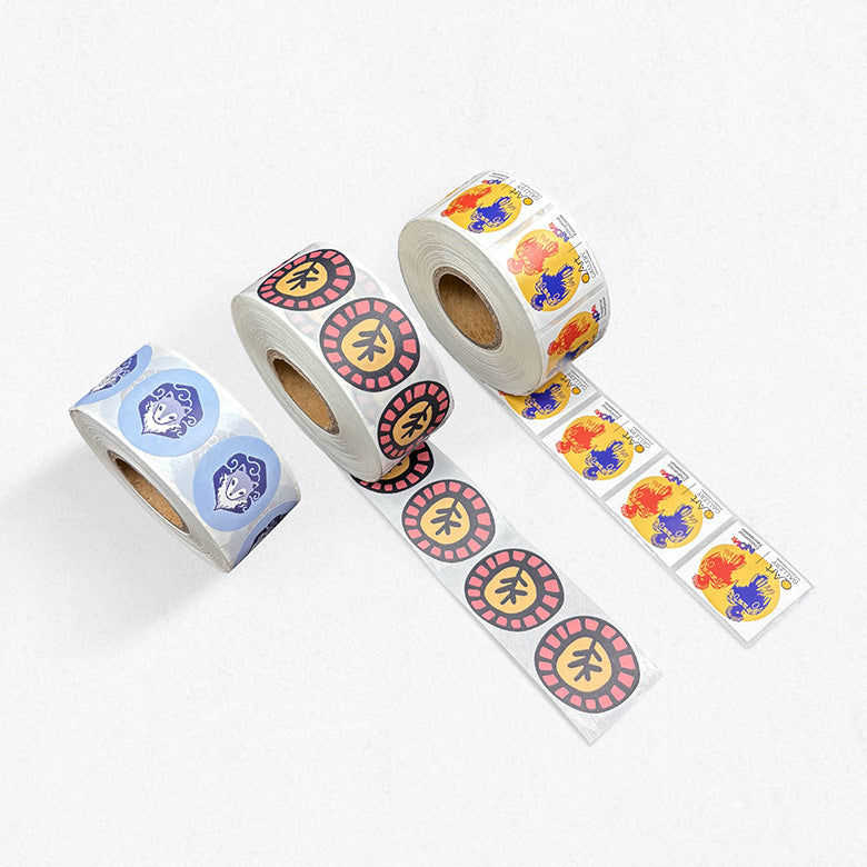 Custom Sticker Rolls. Multi-Color Print, Eco-friendly & Free Delivery ...