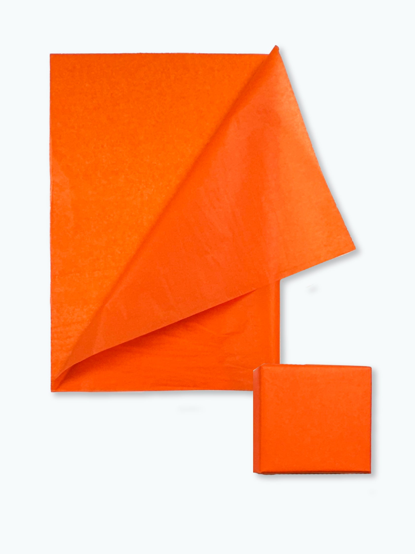 Orange Tissue Paper for Packing | Compostable Packaging | MOQ-100 ...